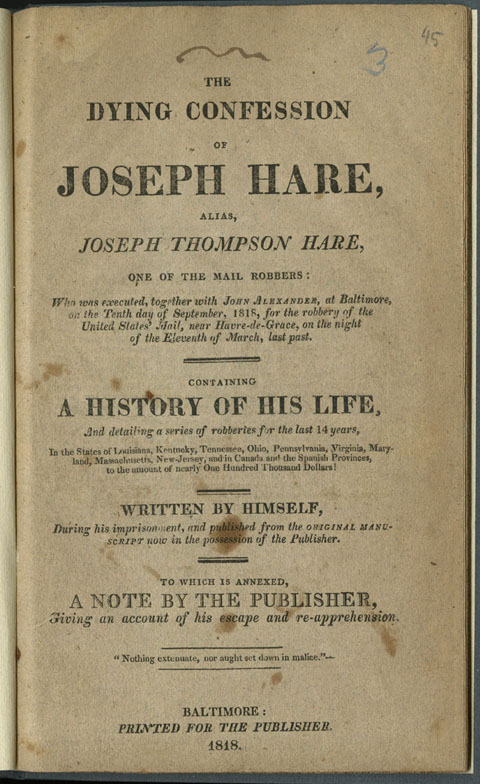 Joseph T. Hare and John Alexander – The Federal Death Penalty Project