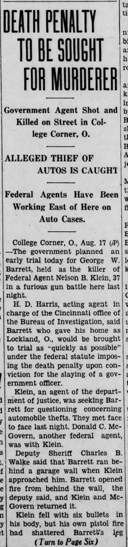 George W. Barrett – The Federal Death Penalty Project